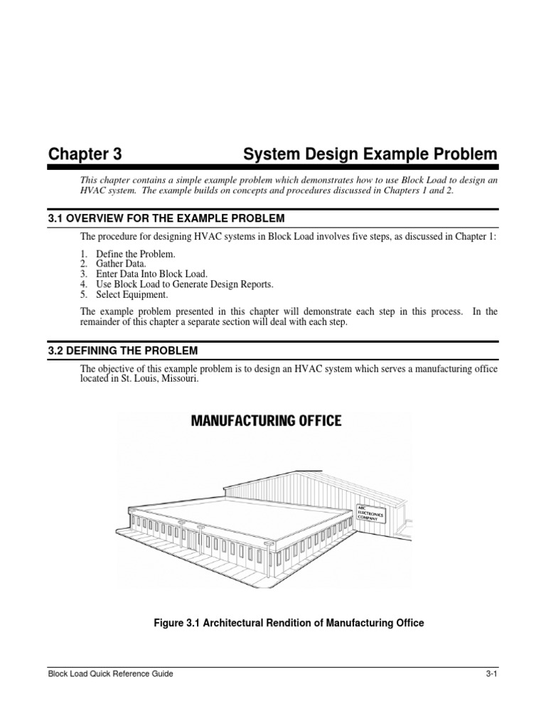 System Design Example Problem | PDF | Hvac | Ventilation (Architecture)