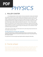 Physics of Roller Coasters | PDF | Potential Energy | Friction