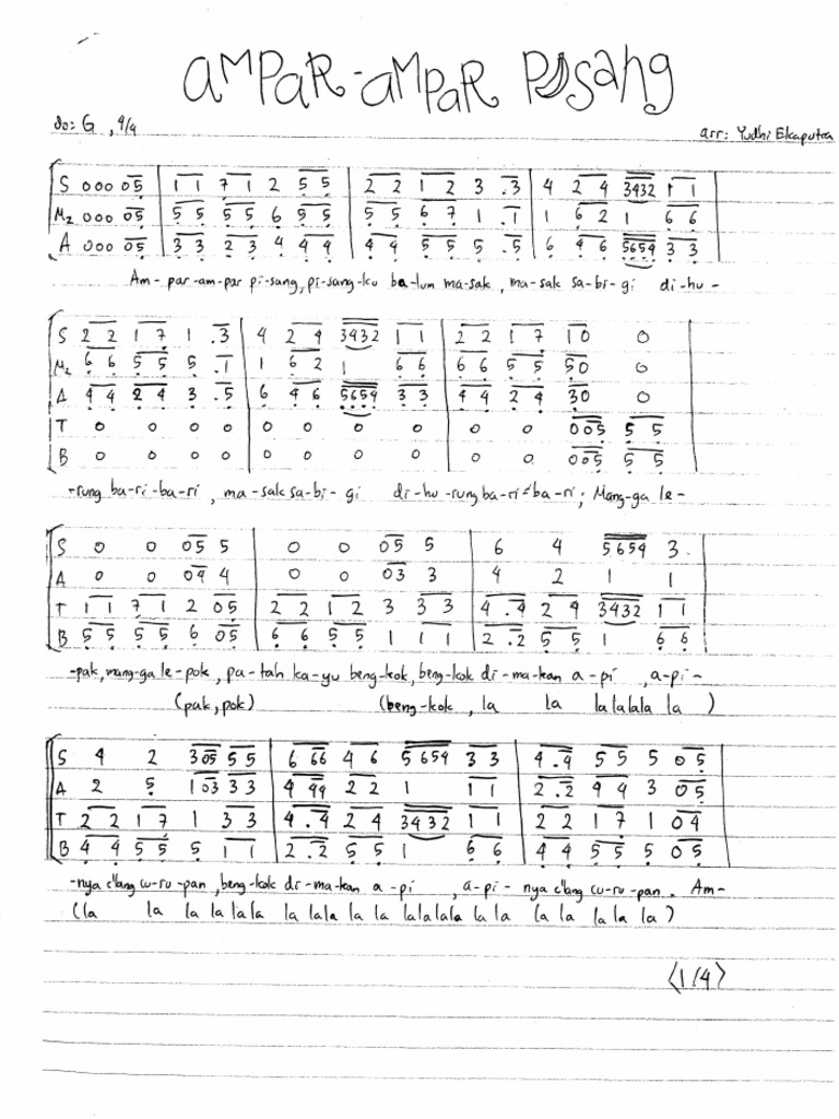 Ampar Ampar Pisang PDF | PDF