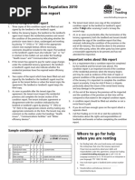 RTA Entry Condition Report Form 1A | PDF | Lease | Bathroom