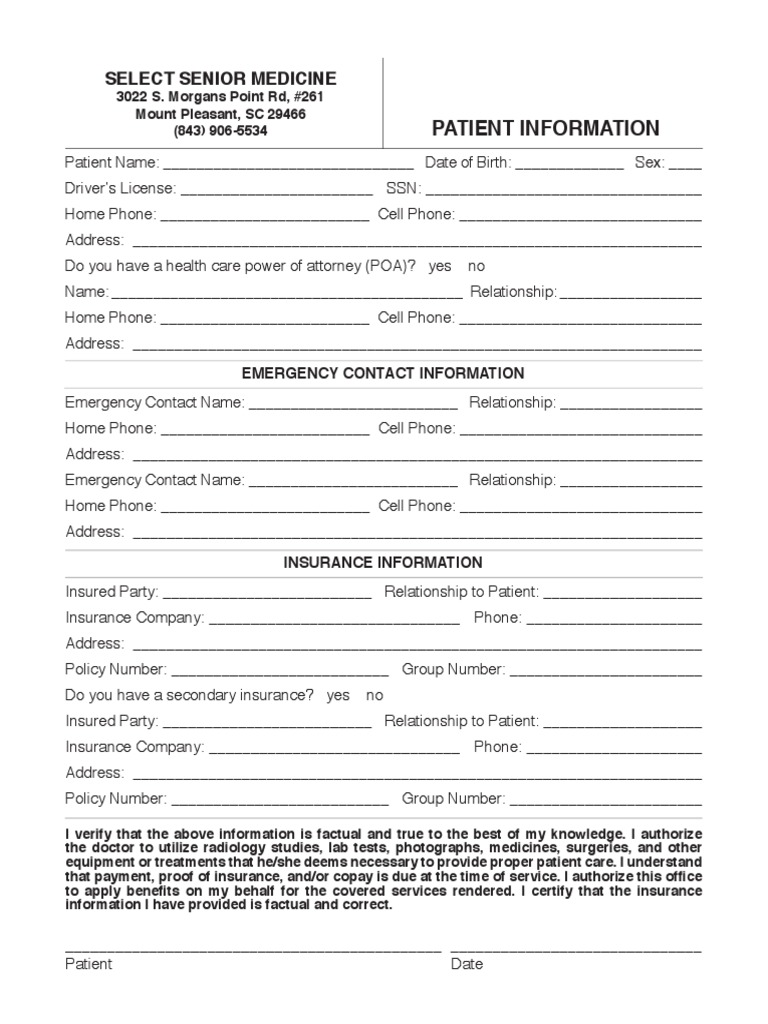 All Forms | PDF | Health Care | Patient