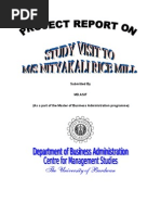 Project Report On Rice Mill | PDF | Rice | Agriculture