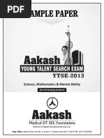 Aakash FST Test | PDF | Amplitude | Physics