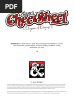 D&D 5E Level Up Checklist Guide | PDF | Fantasy | Gary Gygax Games