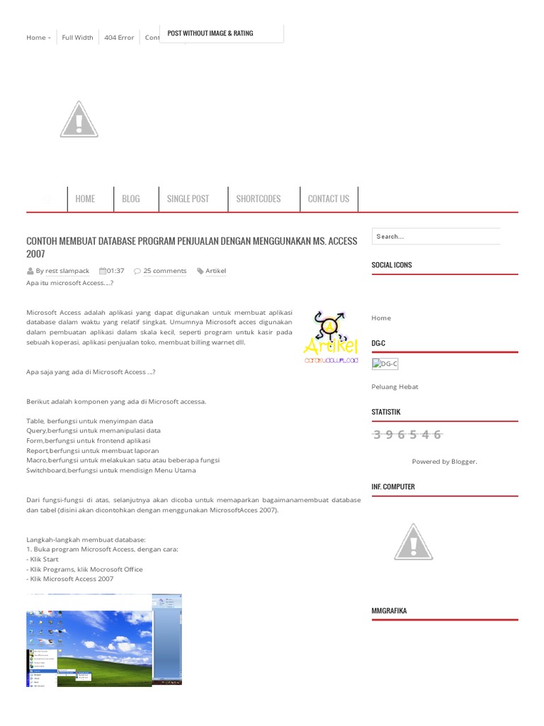 Contoh Membuat Database Program Penjualan Dengan Menggunakan Ms | PDF ...
