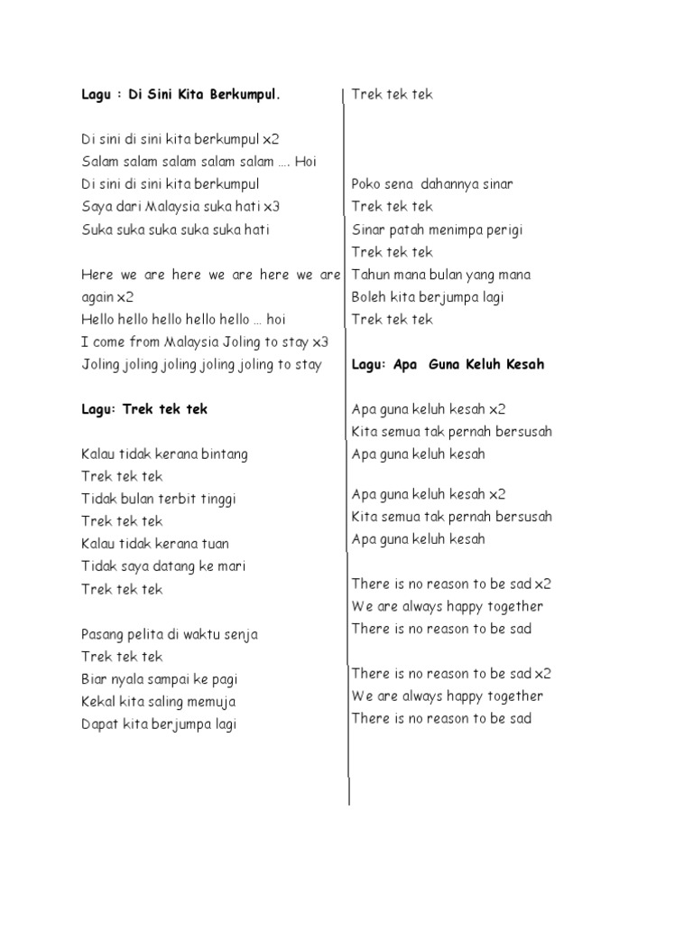 Lagu Pengakap 2 | PDF
