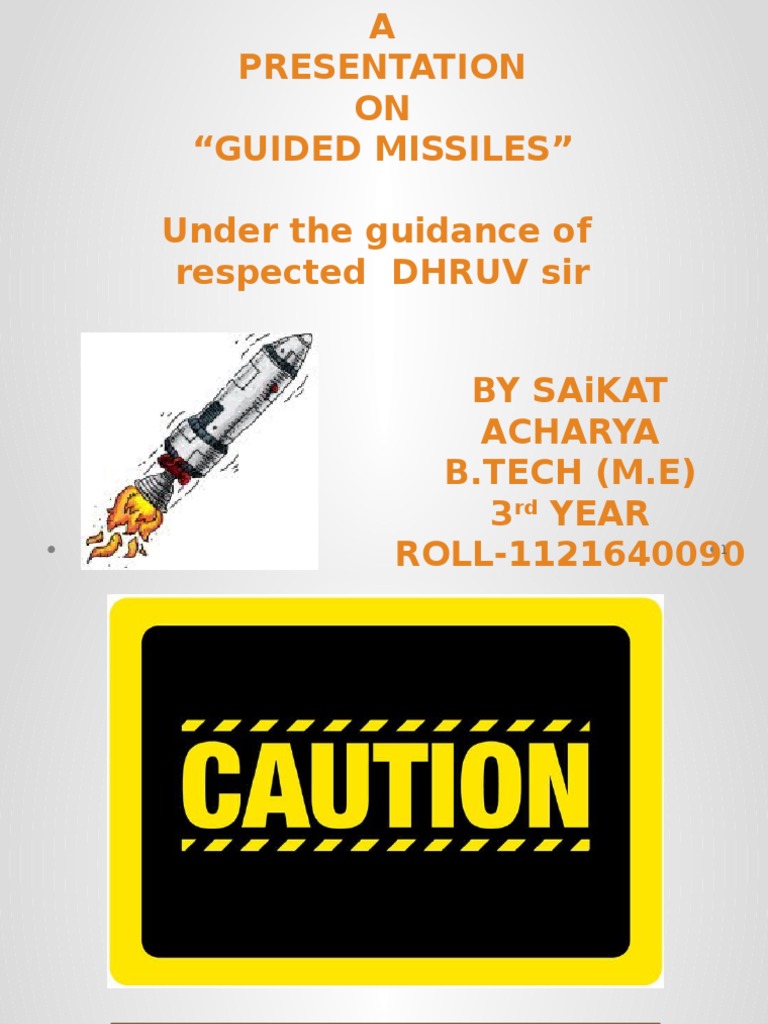 Overview of Guided Missiles | PDF | Rocket Propellant | Jet Engine
