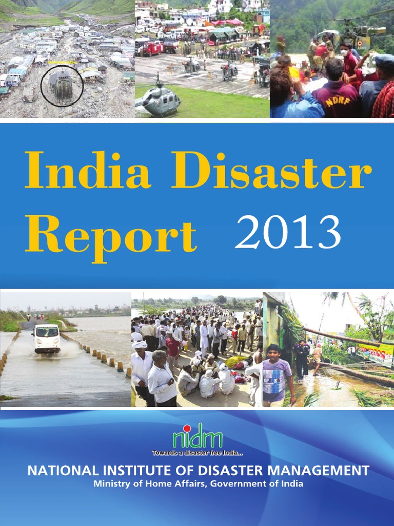 India Disaster Report 2013 Overview | PDF | Disaster And Accident ...