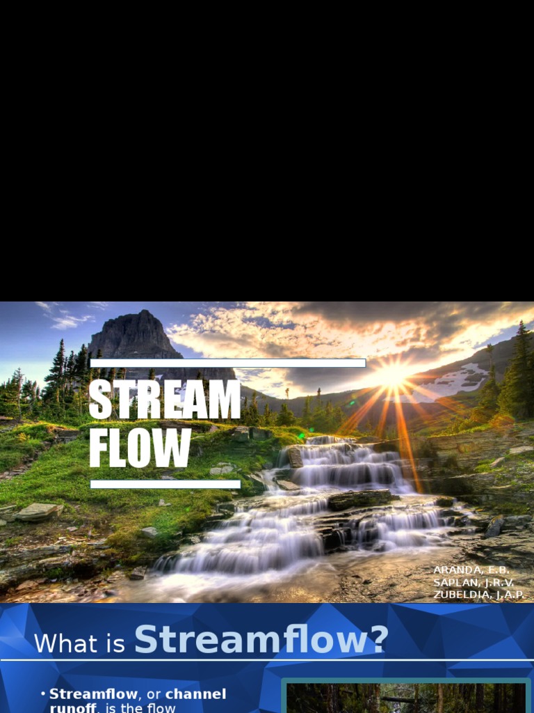 Stream Flow Measurements | PDF | Discharge (Hydrology) | Sediment