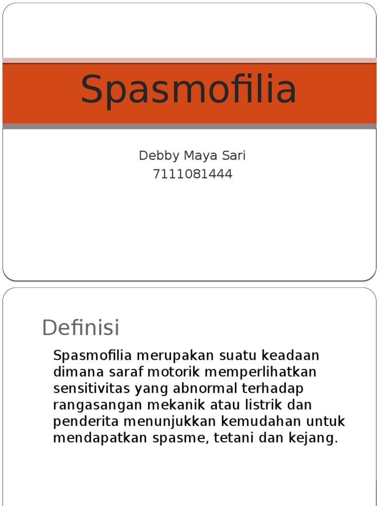 Spasmofilia | PDF