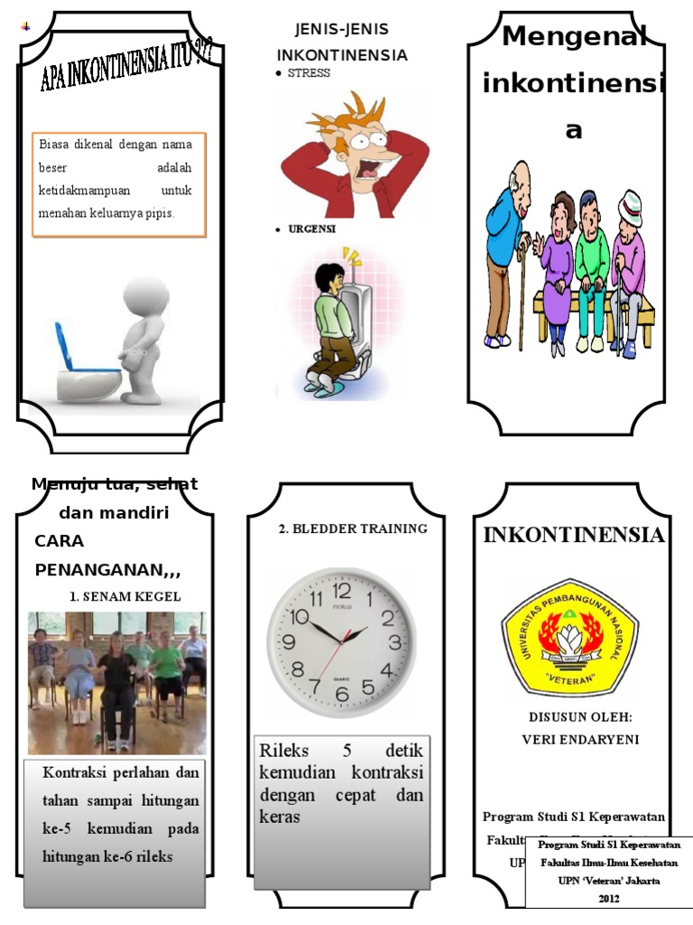 Leaflet Inkontinensia Urin | PDF