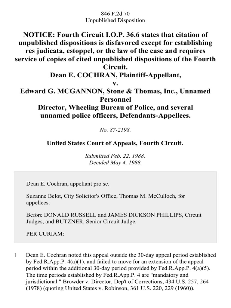 Appeal Dismissal for Untimely Filing | PDF