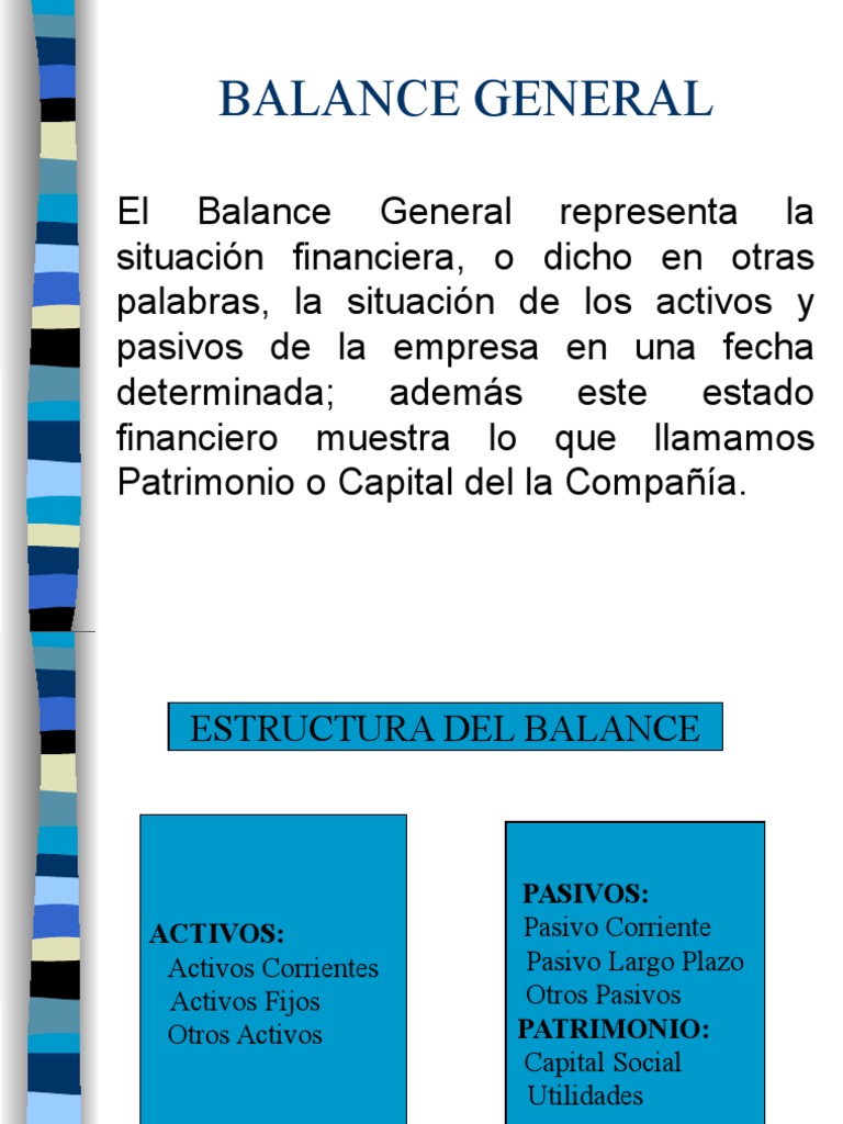 Balance General[1] | Estado de resultados | Contabilidad