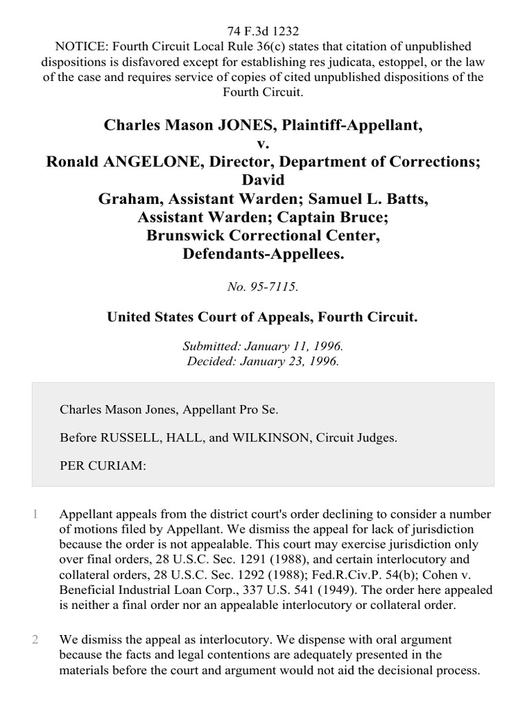 United States Court of Appeals, Fourth Circuit | PDF