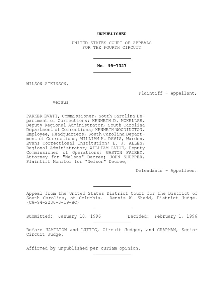 Atkinson v. Evatt, 4th Cir. (1996) | PDF