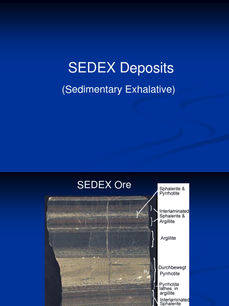 Sedex Deposits | PDF | Science & Mathematics