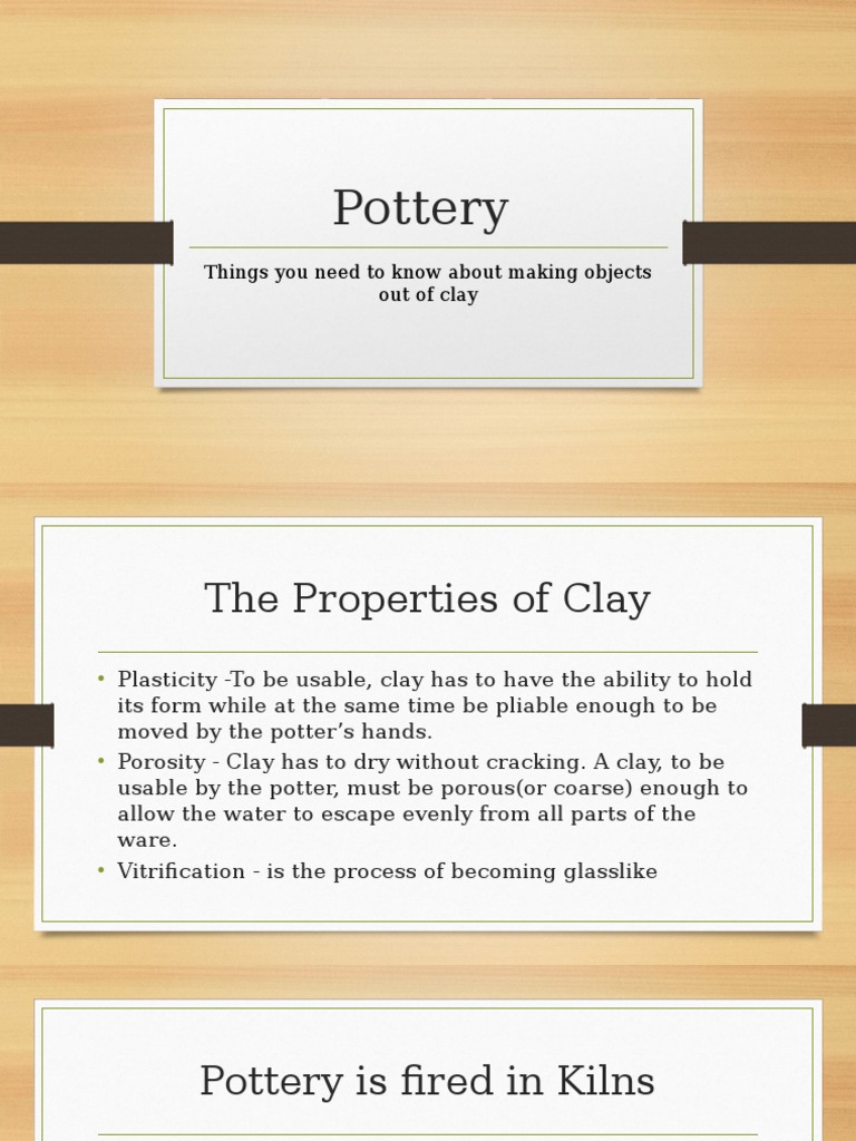 Pottery Basics | Download Free PDF | Pottery | Ceramics