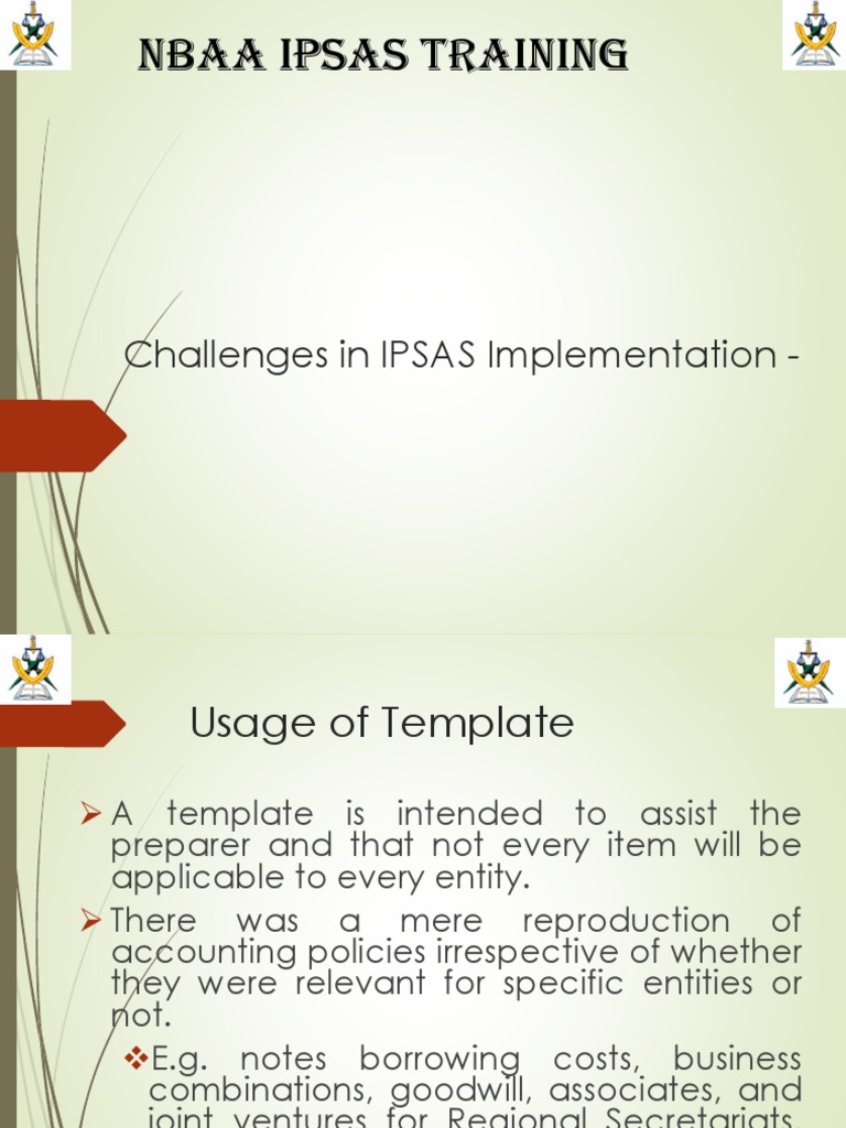 IPSAS Implementation Challenges Overview | PDF | Financial Statement ...