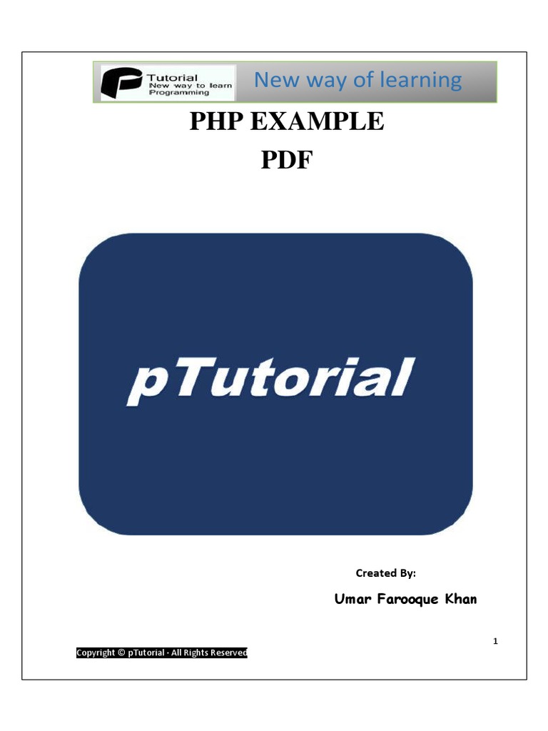 PHP Programs Examples With Output PDF PDF Data Management 