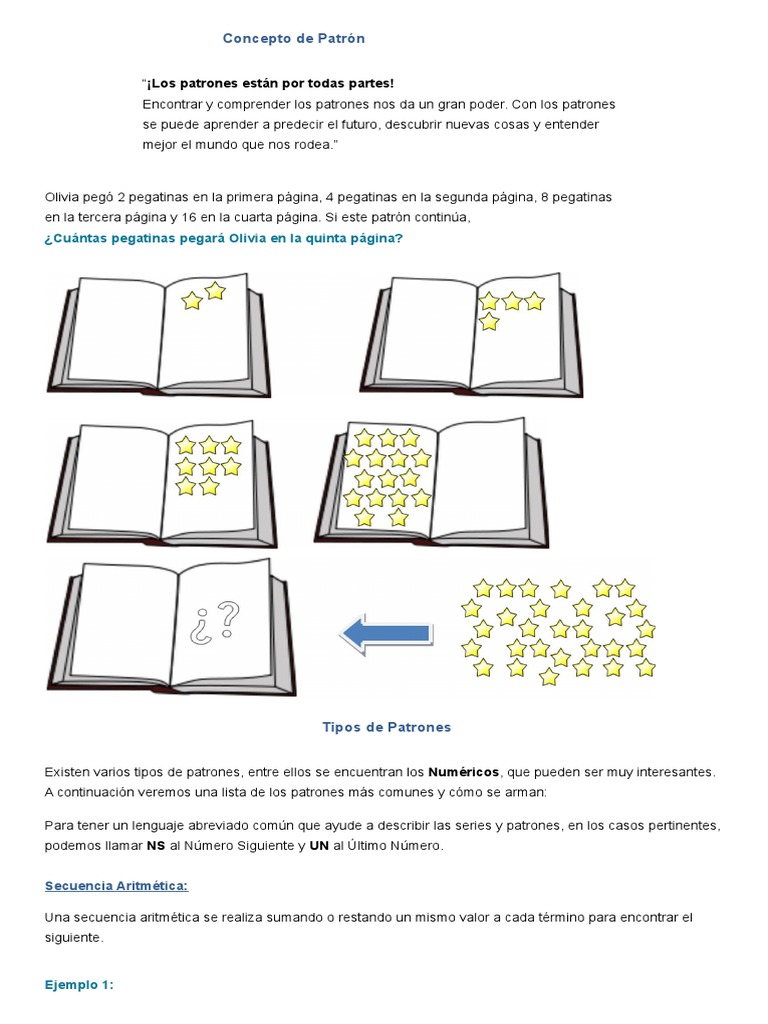 Concepto de Patrón | PDF | Secuencia | Conceptos matemáticos