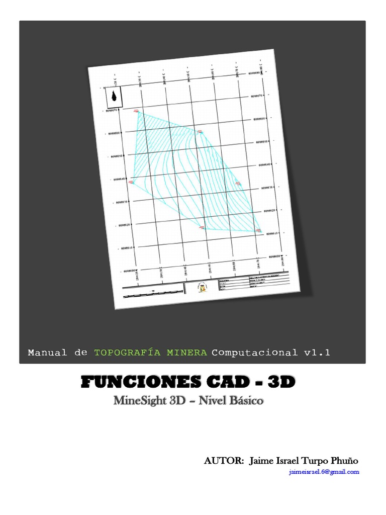 Manual de Topografía Minera Computacional. Funciones CAD 3D MineSight ...