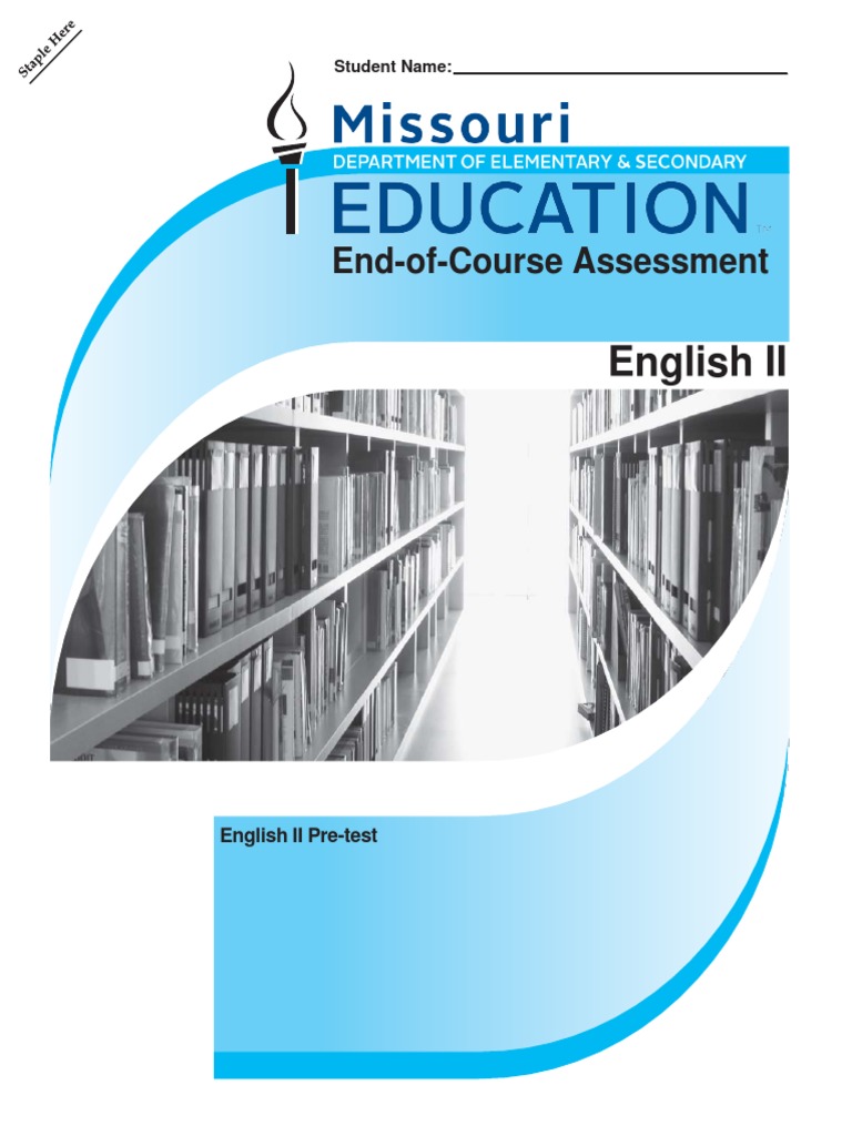 EOC English 2 Pretest Session 1 PDF | PDF | Scott Joplin | Blues