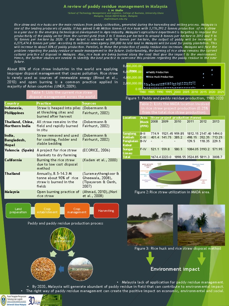 Rice Straw Management in Malaysia | PDF | Paddy Field | Rice