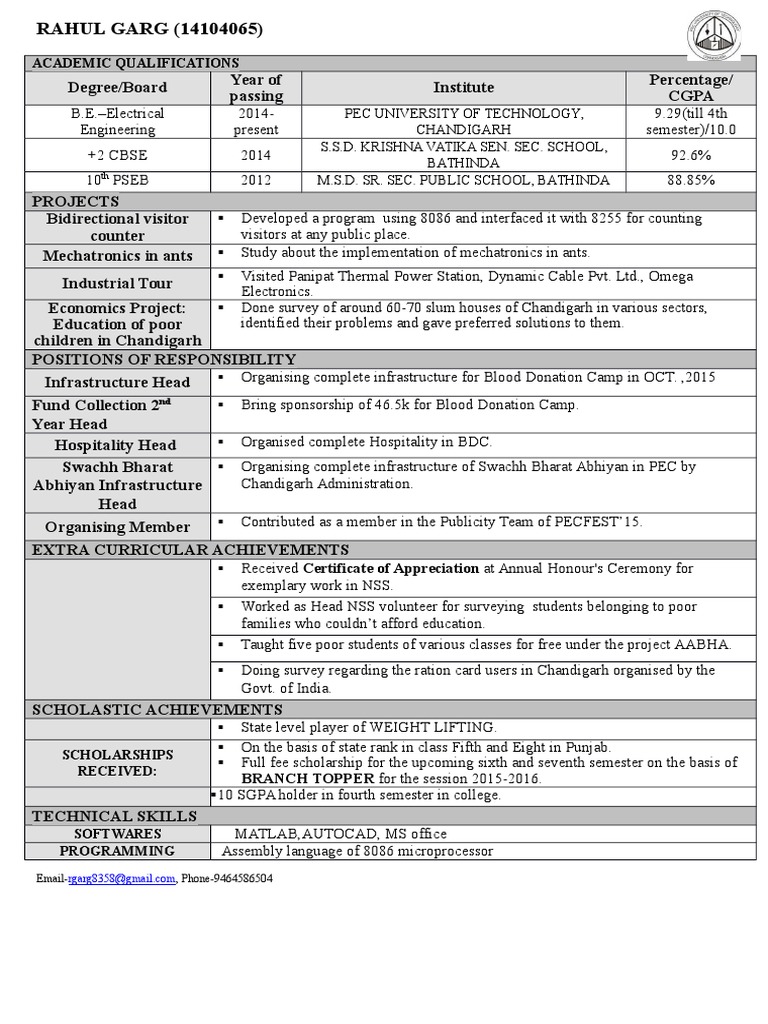 Rahul Resume | PDF | Business