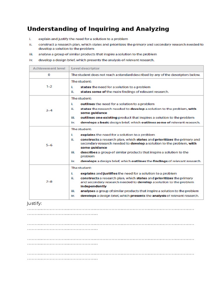 Inquiring and Analyzing | PDF | Law