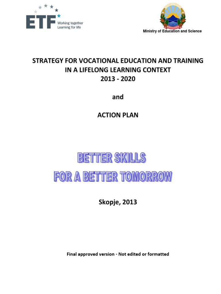 Vet Strategy and Action Plan - en PDF | PDF | Vocational Education ...