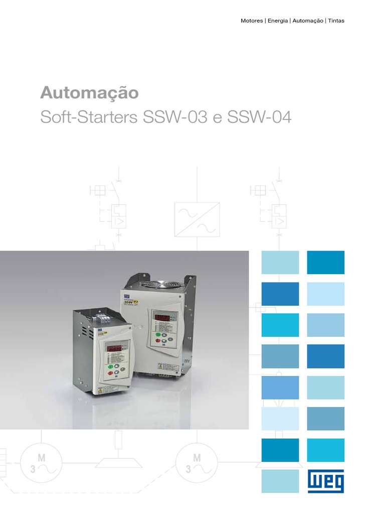 WEG Soft Starter SSW 03 e SSW 04 Catalogo Portugues BR PDF | PDF | Motores | Eletrônicos