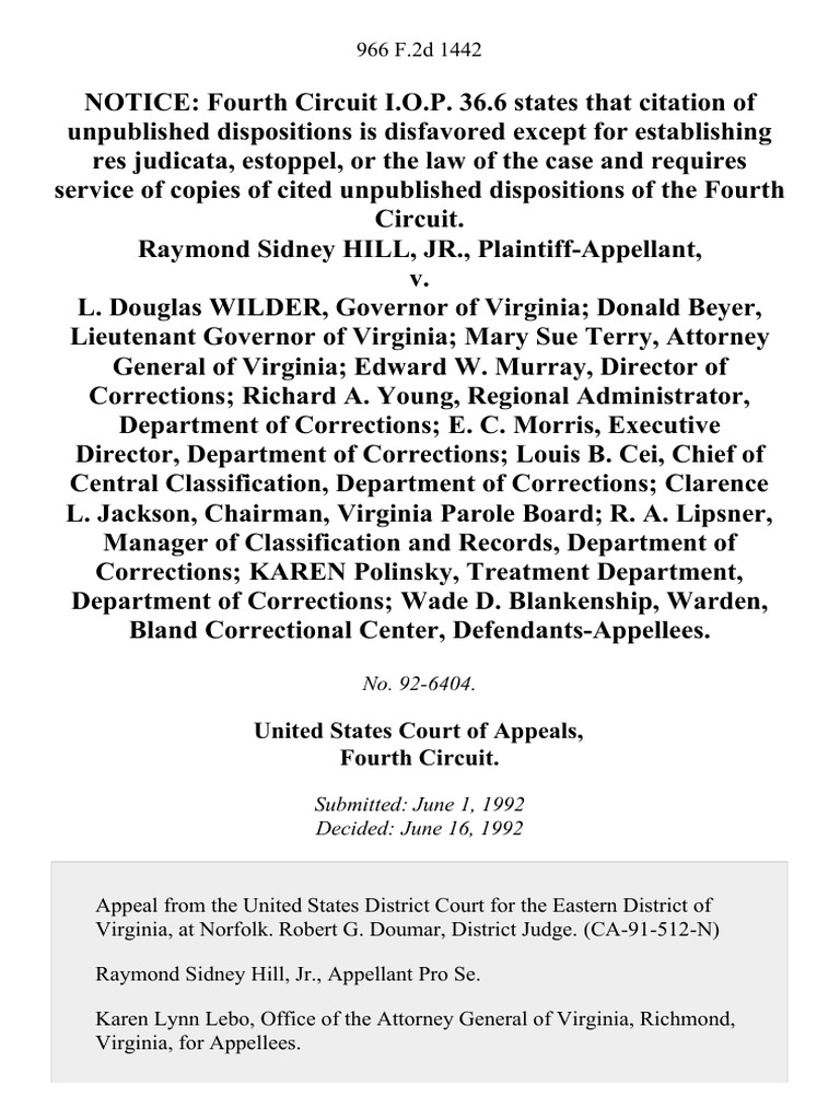 United States Court of Appeals, Fourth Circuit | PDF United States Court of Appeals, Fourth Circuit | PDF