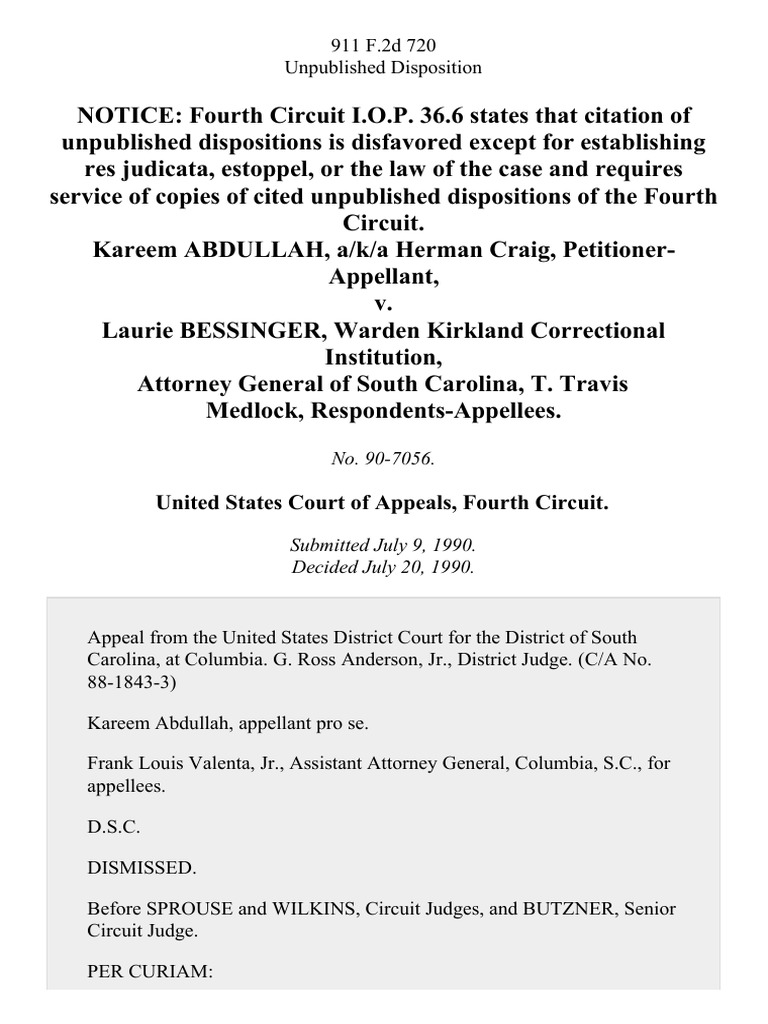 United States Court of Appeals, Fourth Circuit | PDF