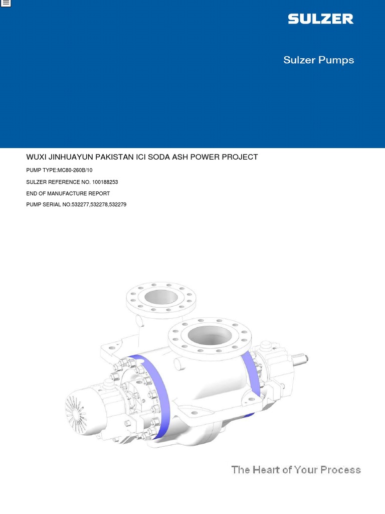 Sulzer Pumps - Eomr100188253 PDF | PDF