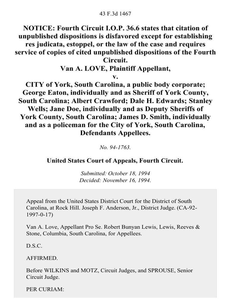 United States Court of Appeals, Fourth Circuit | PDF