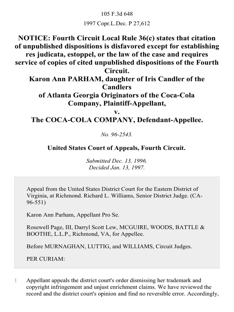 United States Court of Appeals, Fourth Circuit | PDF