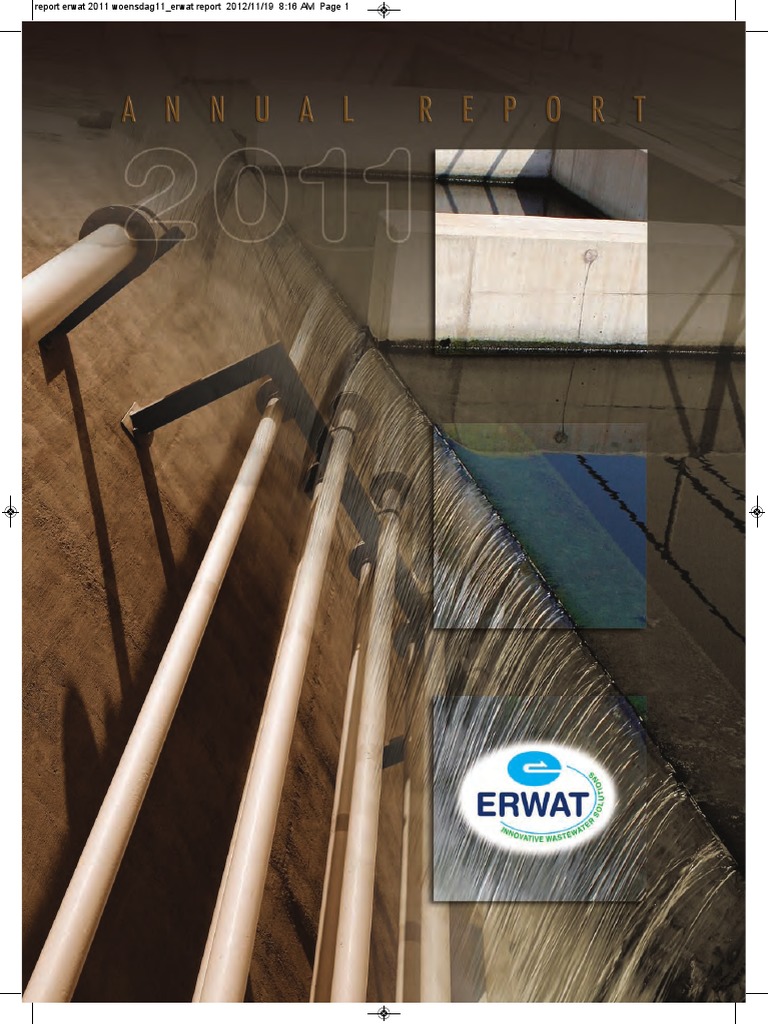 Erwat Annual 2012 | PDF | Sewage Treatment | Financial Statement