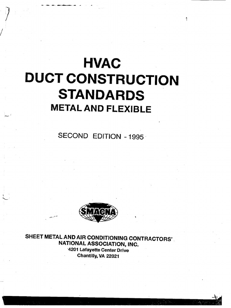 Smacna Hvac Duct Construction Standards | PDF