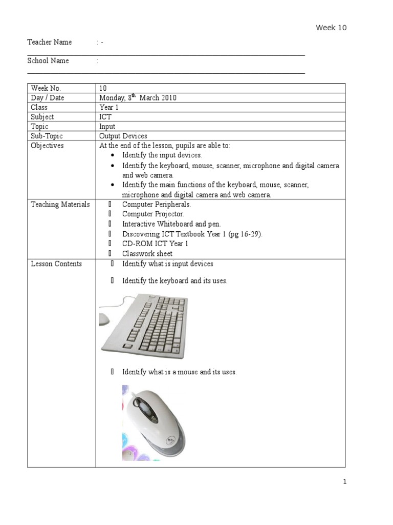 Input Devices | Educational Technology | Computer Keyboard