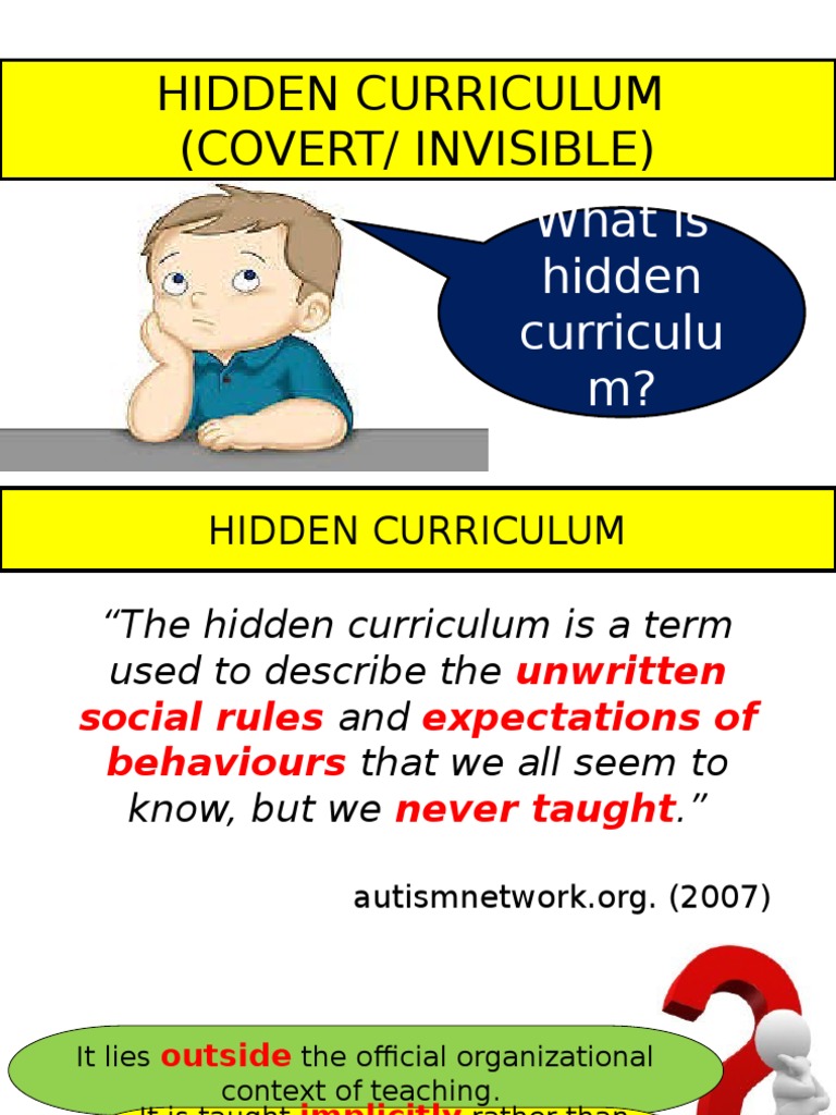 Hidden Curriculum | PDF | Career & Growth