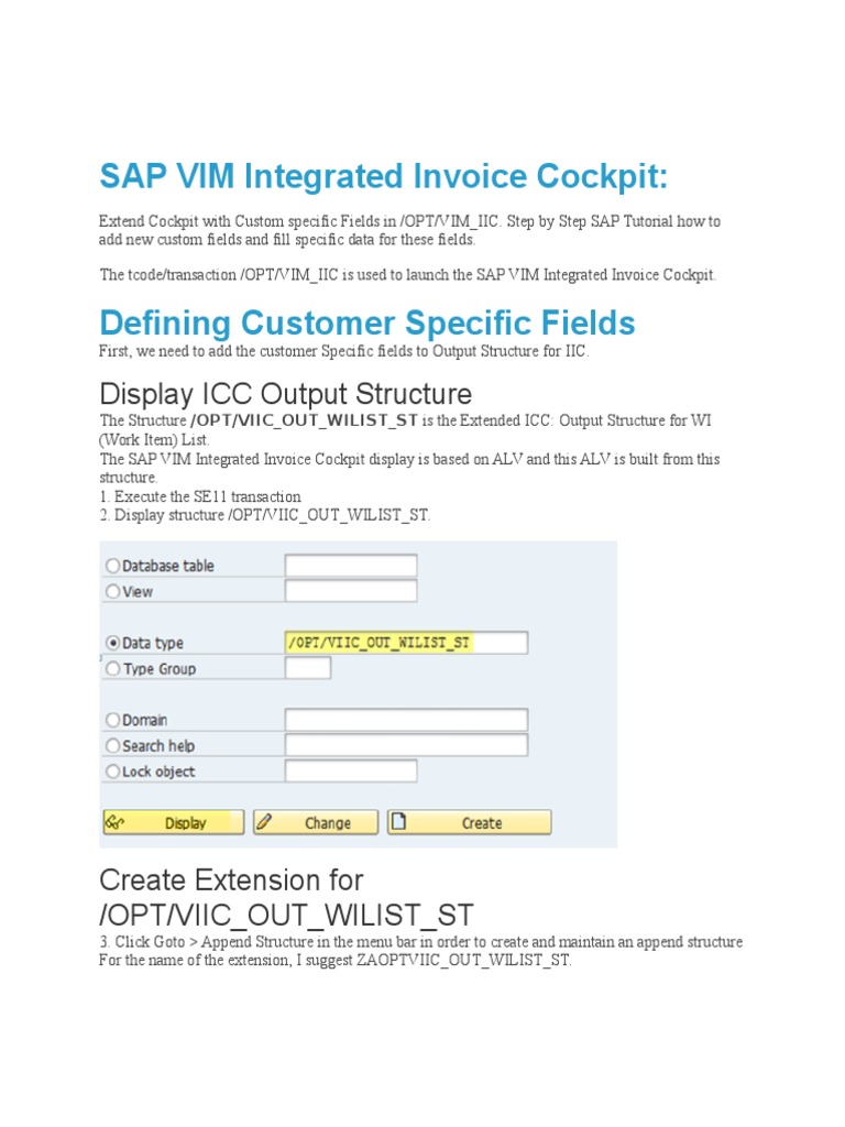 SAP VIM Integrated Invoice Cockpit | PDF | Software Development | Software