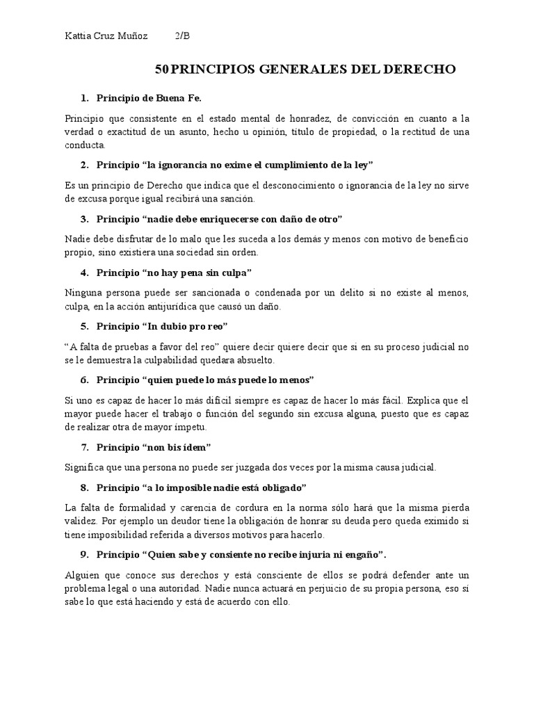 Principios Generales Del Derecho Ley Estatutaria Propiedad