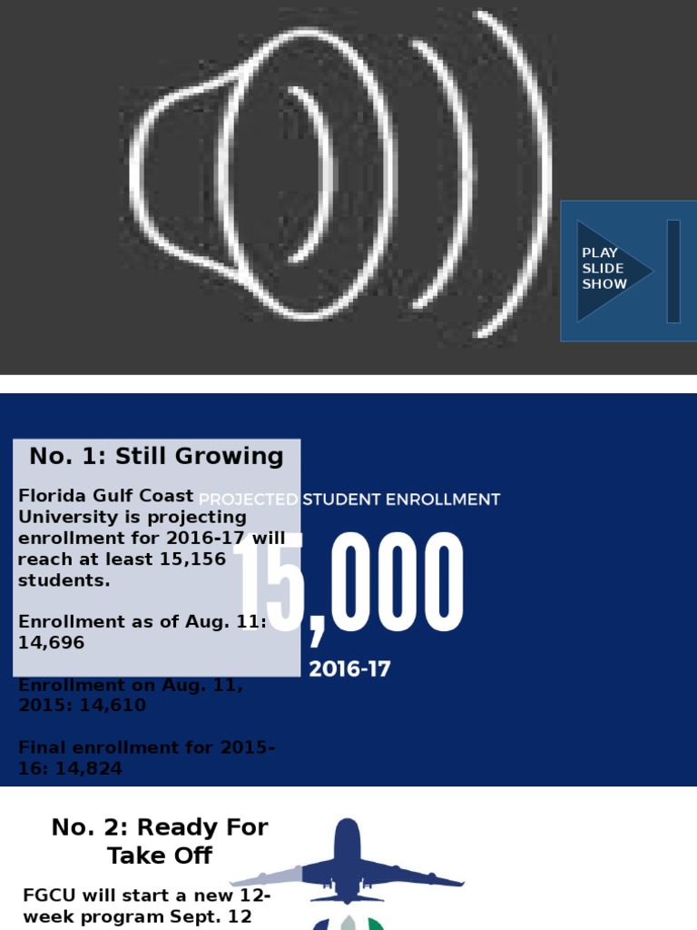 FGCU Enrollment Growth and Updates | PDF | Business | Social Science