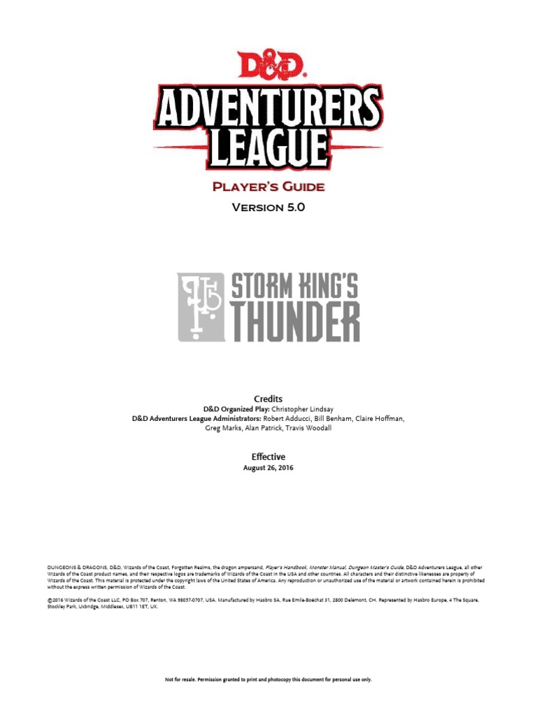 Ddal Players Guide v5 | PDF | Dungeons & Dragons | Wizards Of The Coast