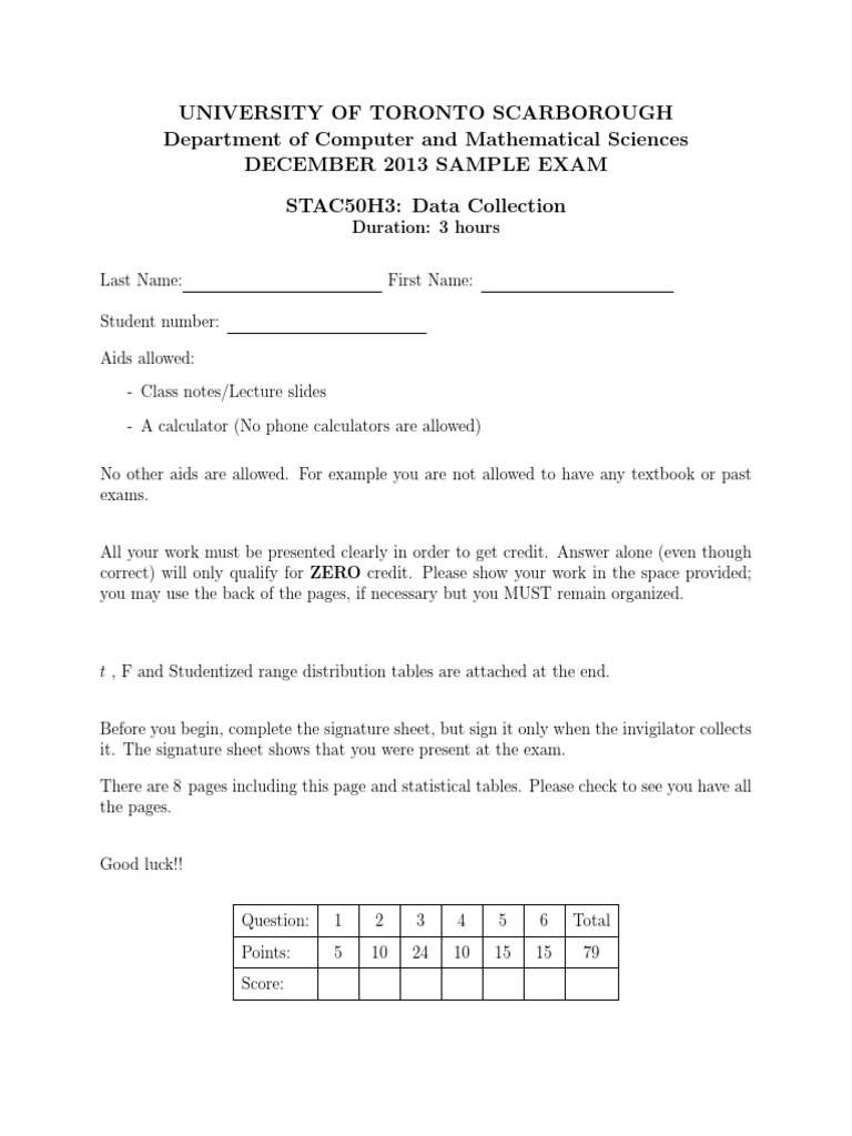 University of Toronto Scarborough Department of Computer and ...