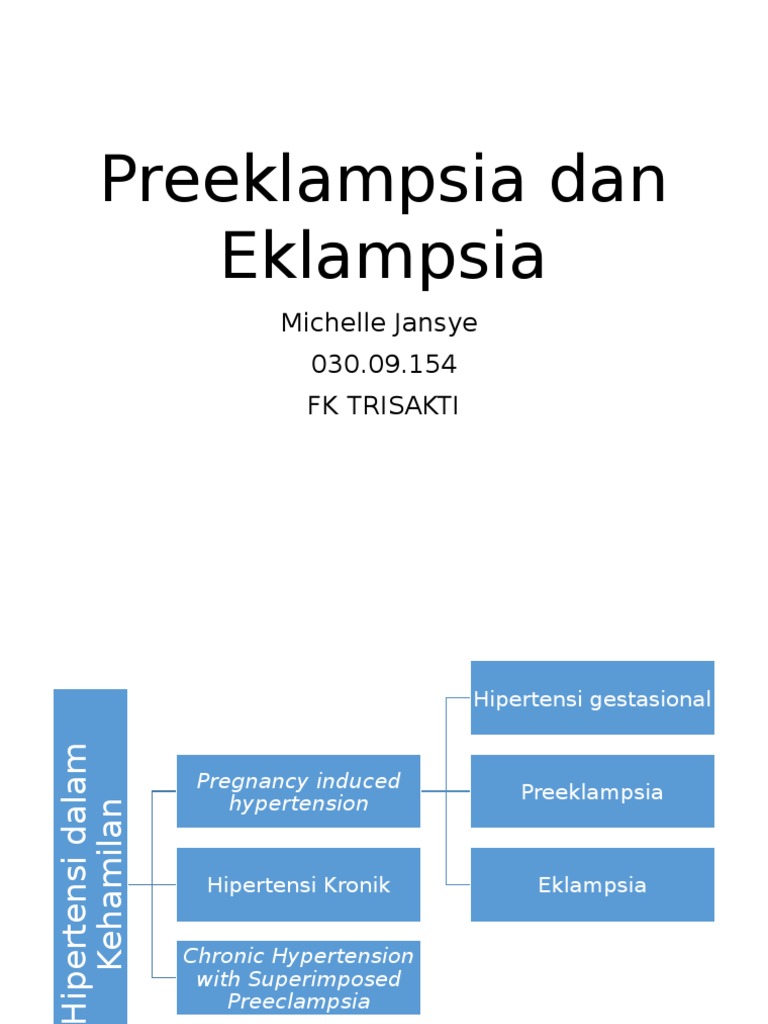 Preeklampsia Dan Eklampsia | PDF