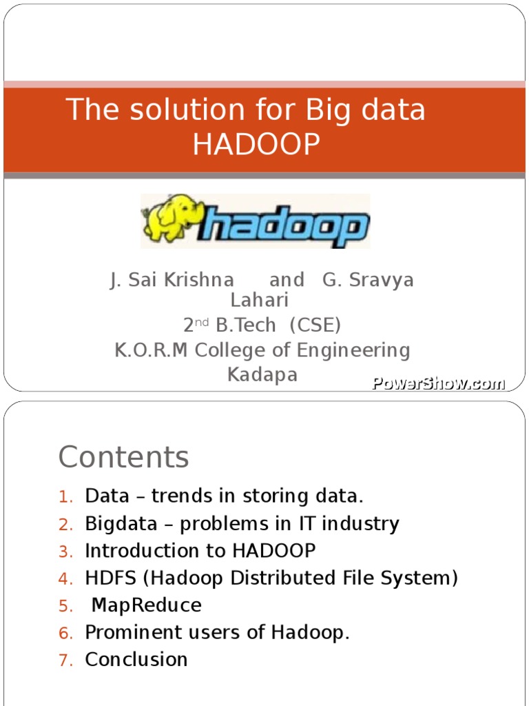 Big Data Solutions with Hadoop | PDF | Apache Hadoop | Big Data