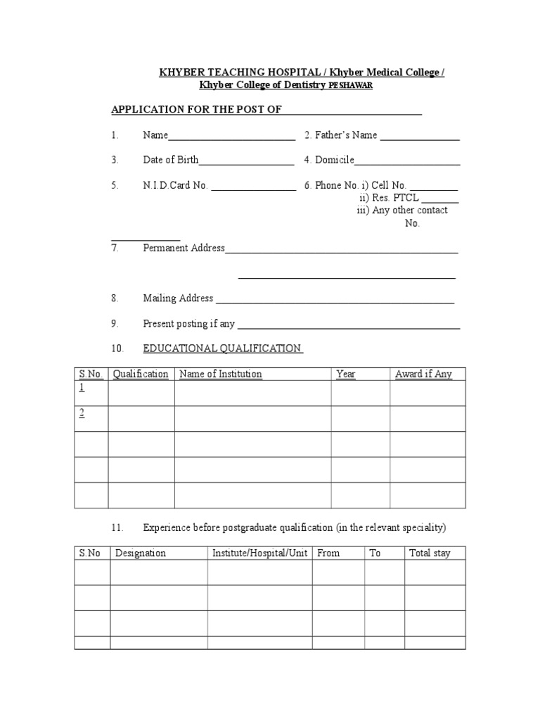 KHYBER TEACHING HOSPITAL / Khyber Medical College / Khyber College of ...