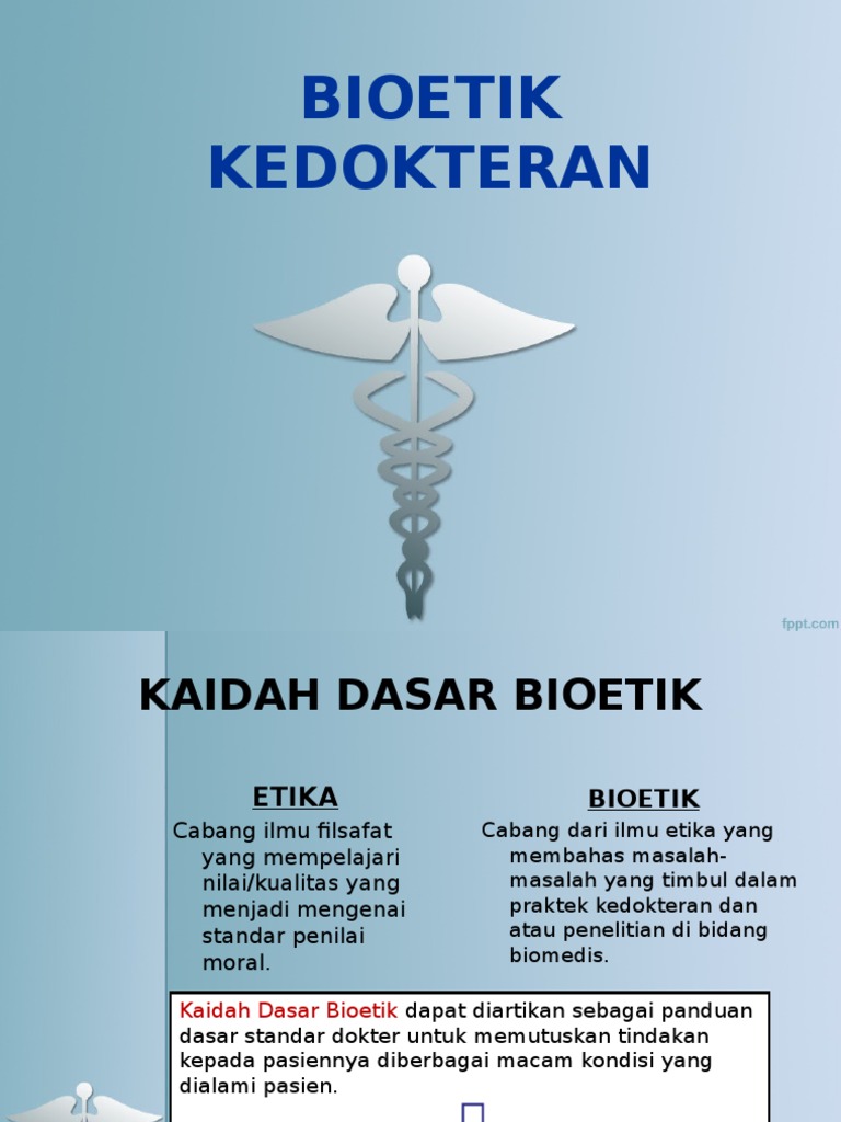 Kaidah Dasar Bioetik Pdf