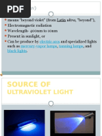 UV Light Intensity Units and Units Conversion | PDF | Watt | Ultraviolet